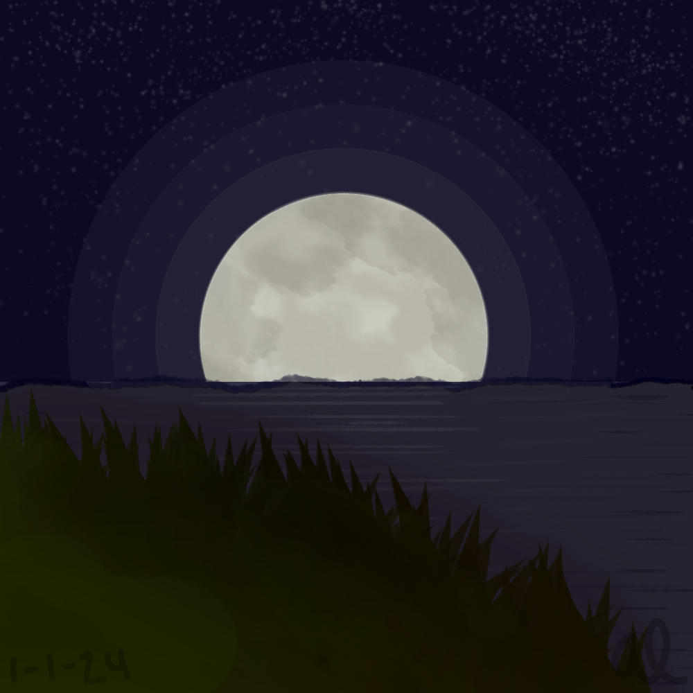 moonlight (bg practice) - ibisPaint