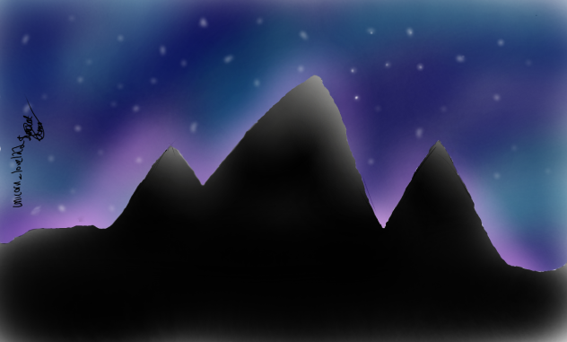 Magical mountain - ibisPaint