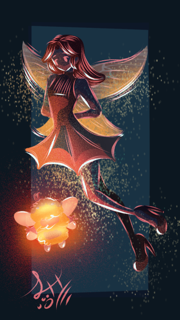 fluffy fairy ^^ - ibisPaint