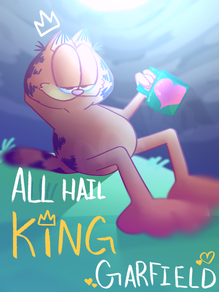 G G G G GARFIELD 👑😏 - ibisPaint