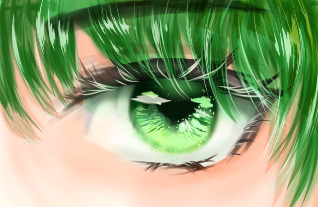 green eye - ibisPaint