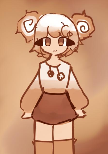 cinnamon roll girl - ibisPaint