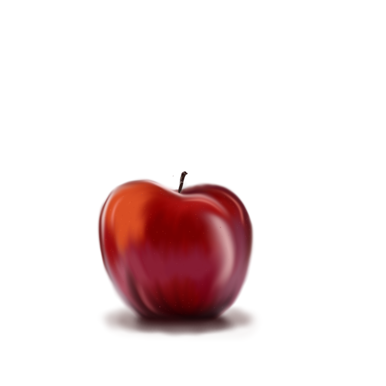 I tried to make a realistic apple. - ibisPaint