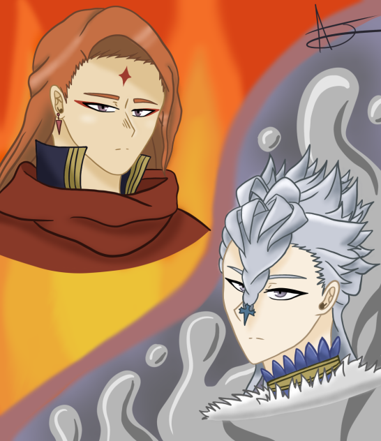 Nozel and Fuegoleon - ibisPaint