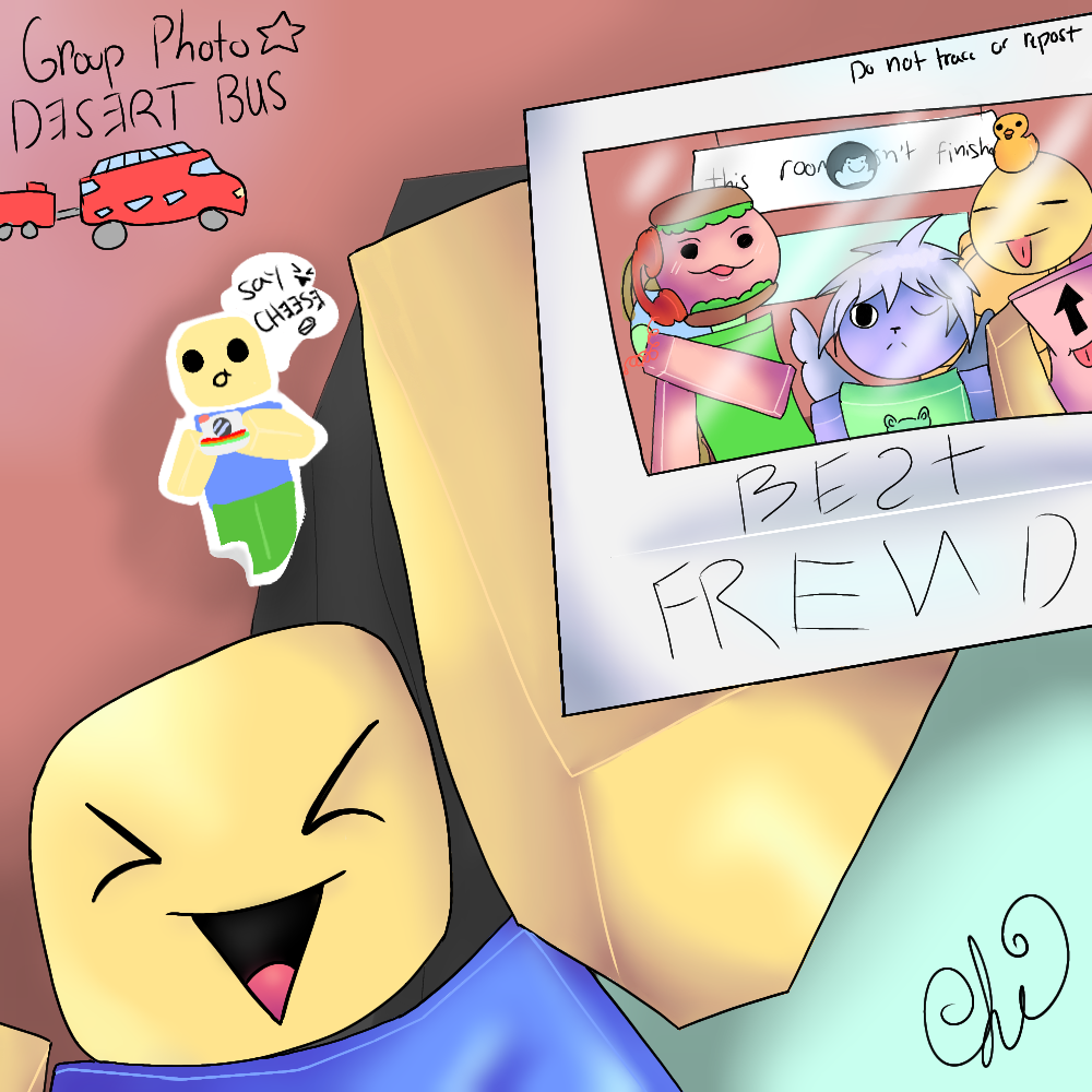 Group Picture ☆ Desert Bus - ibisPaint