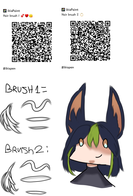 Hair brushes! 💕💍(remake idk) - ibisPaint