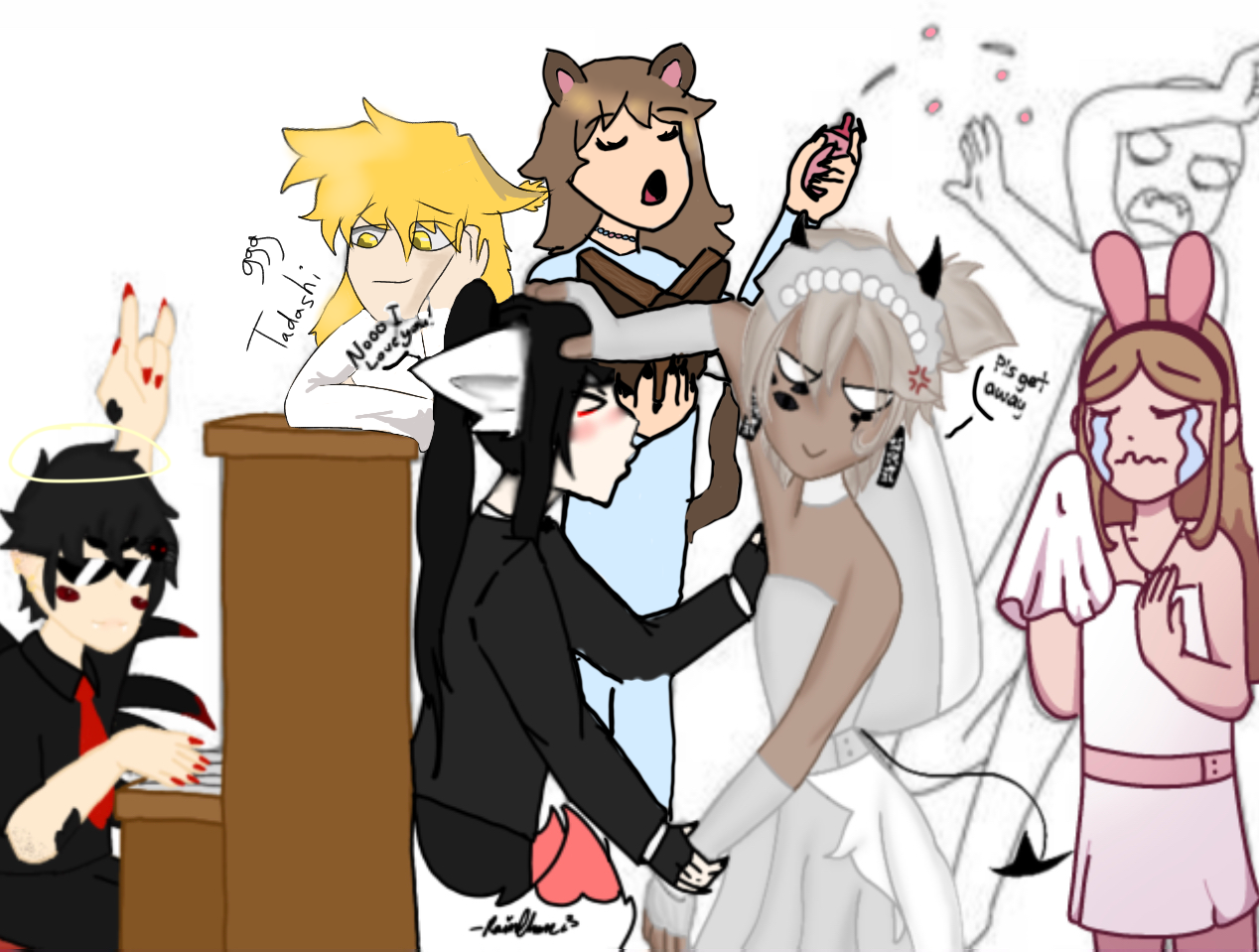chaos wedding collab - ibisPaint