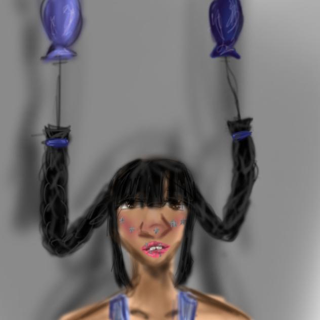 Balloon hair - ibisPaint