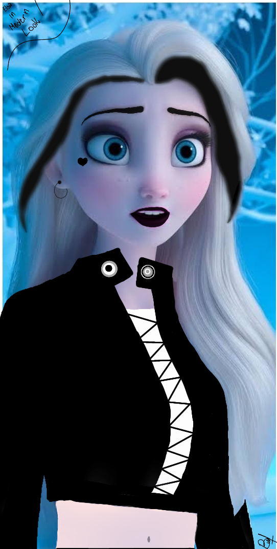 how to make elsa in modern look - ibisPaint