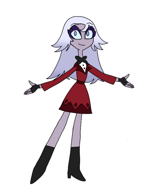 Emily as a Fallen Angel, Hazbin Hotel - ibisPaint