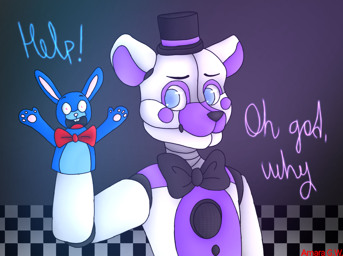bon bon and fun time Freddy remake! - ibisPaint