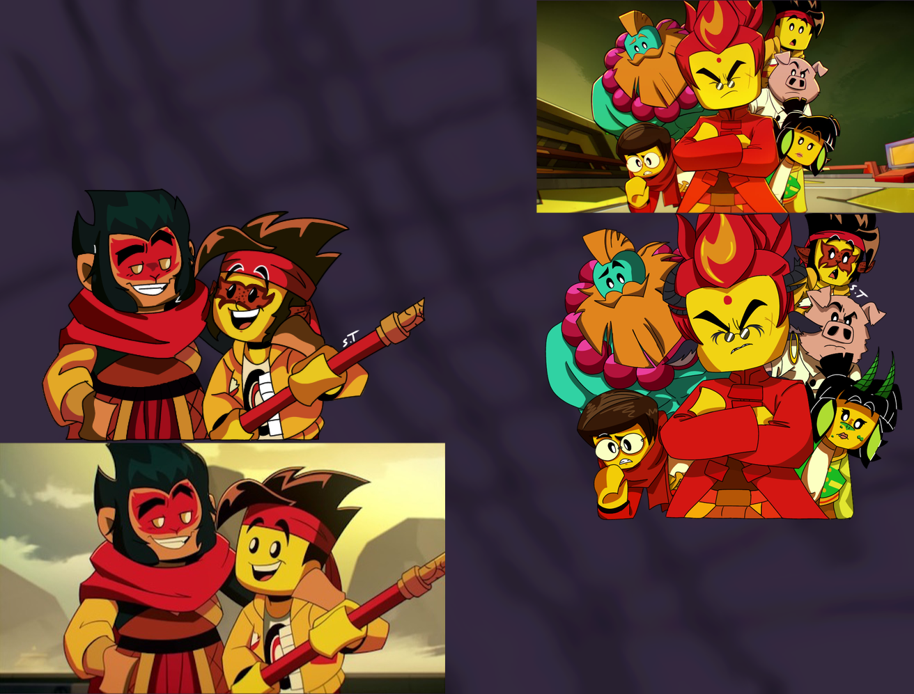 Redrawing LMK scenes_cursed AU - ibisPaint