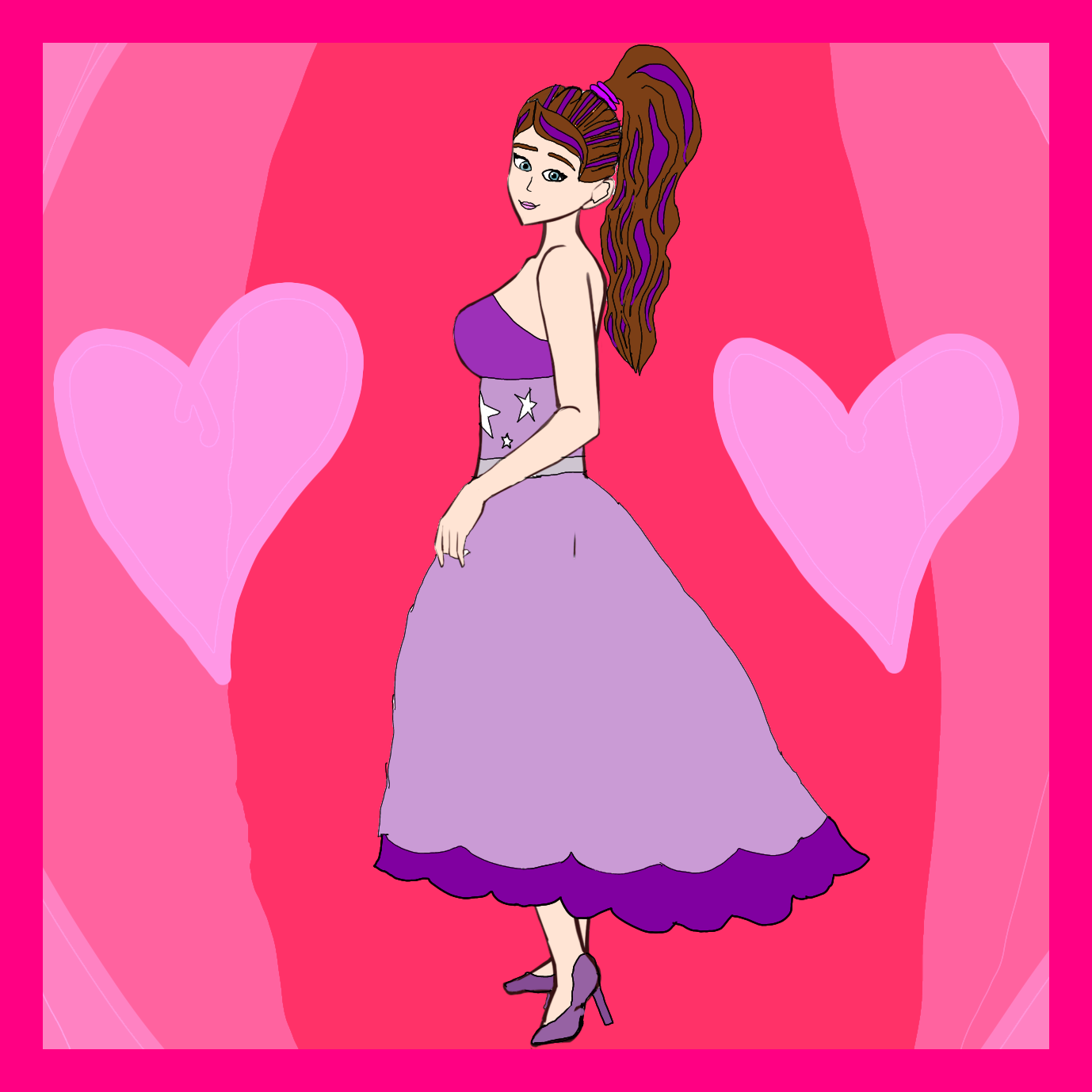 Elle est belle la couleur violet - ibisPaint