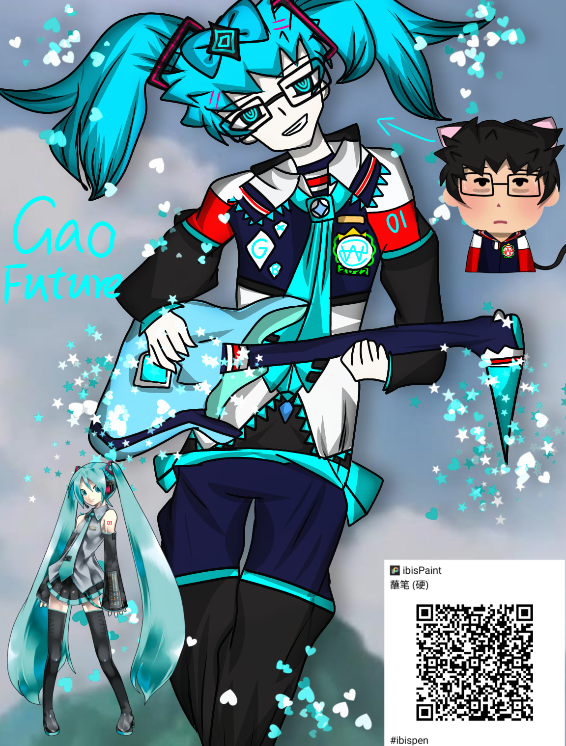 Hatsune Miku（Treble the future） - ibisPaint