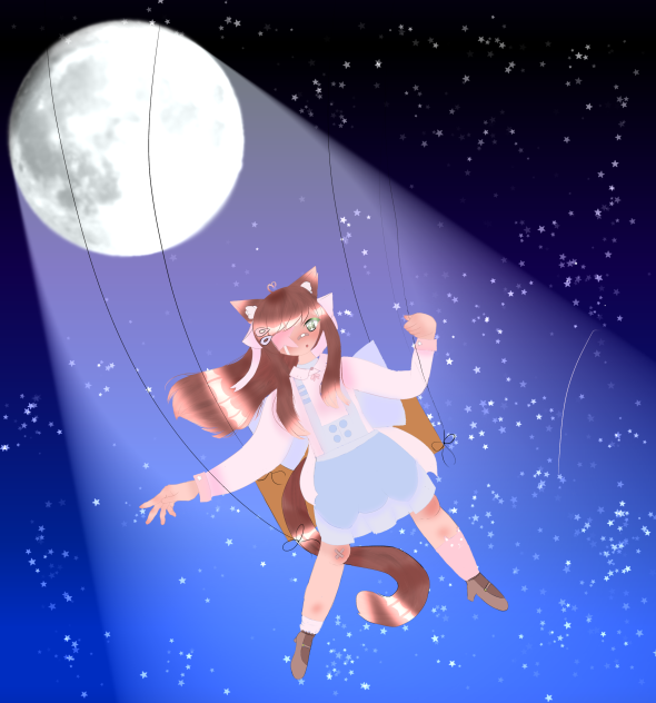Shine moon - ibisPaint