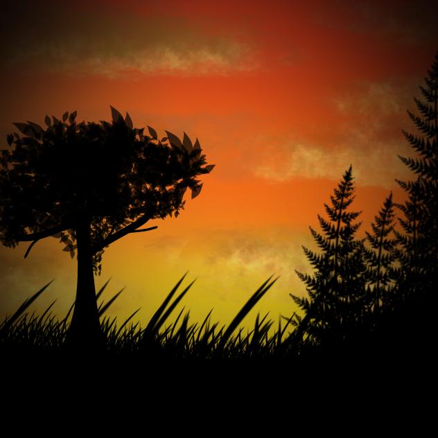 landscape afternoon scene - ibisPaint