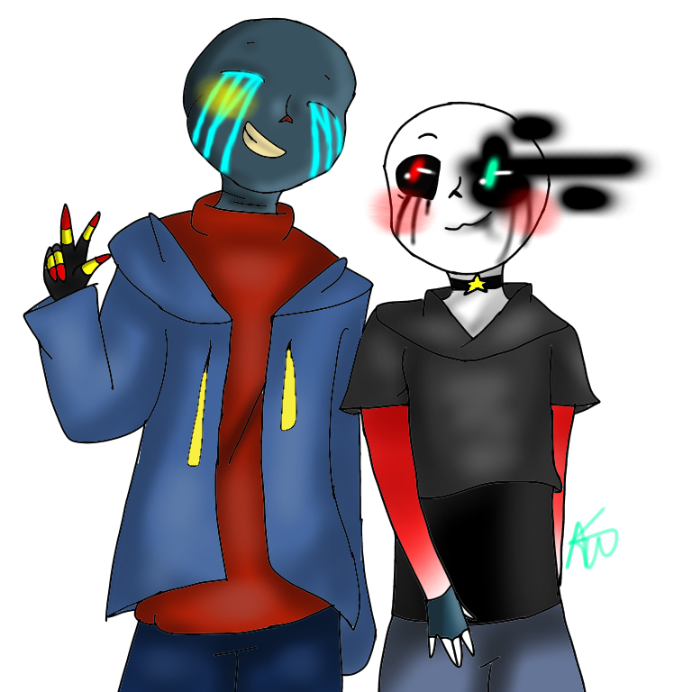 Random sans Oc and Mr. Error by Sinplyx - ibisPaint