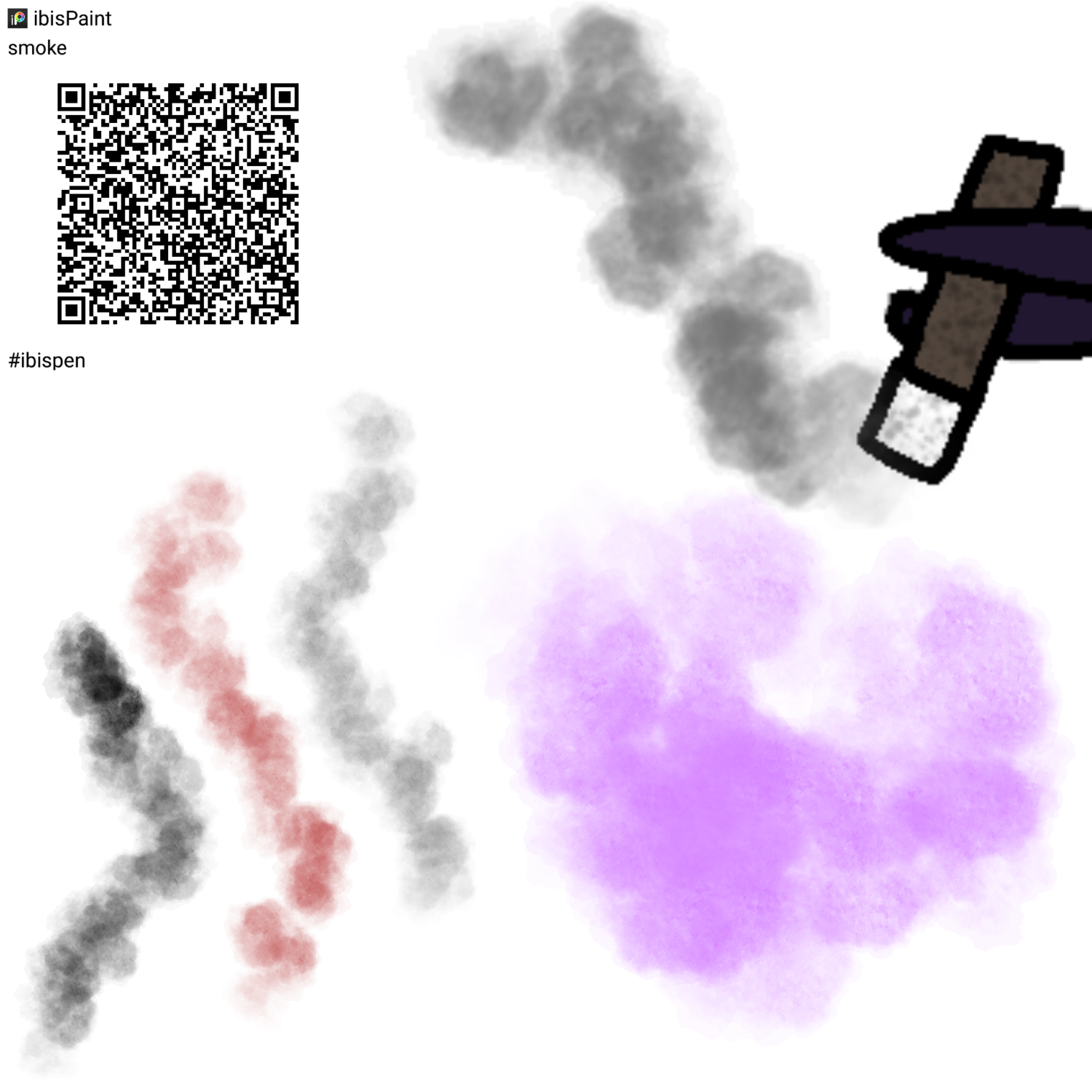 smoke brush! (b2) - ibisPaint