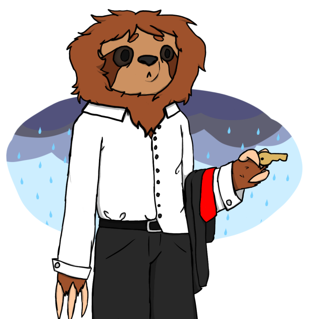 Sad sloth - ibisPaint