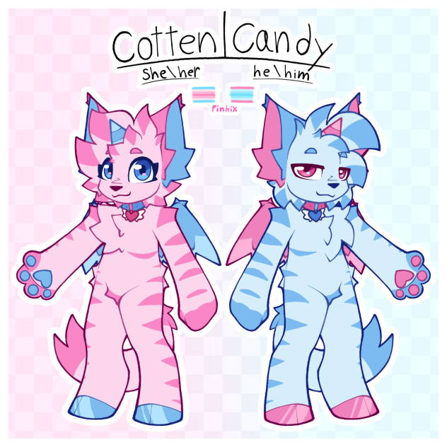 Cotten & Candy ref sheet - ibisPaint