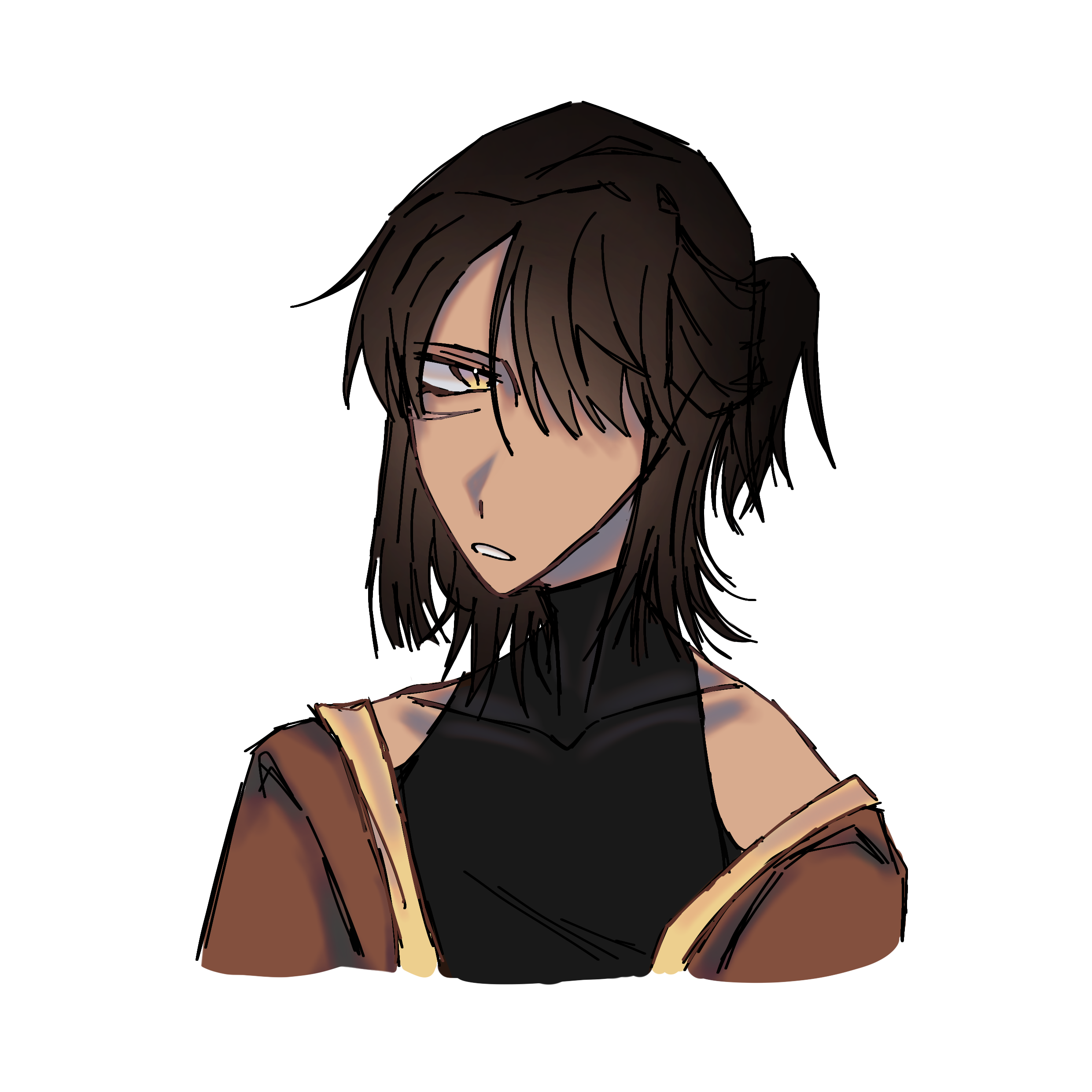 shes for noone 😔🖤🤍💜 - ibisPaint