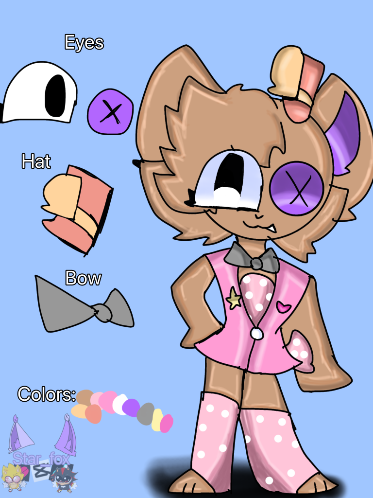 My bananas splits oc name Teddy - ibisPaint