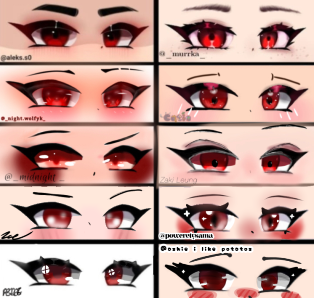 gacha eye collab - ibisPaint