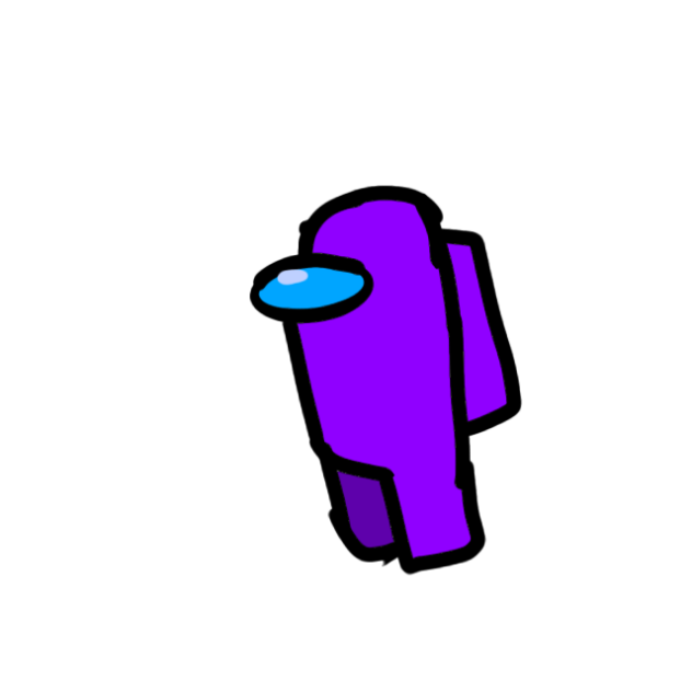 Among us purple - ibisPaint