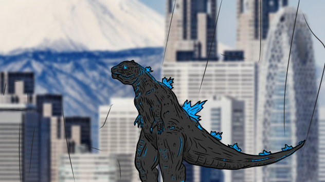 my godzilla - ibisPaint