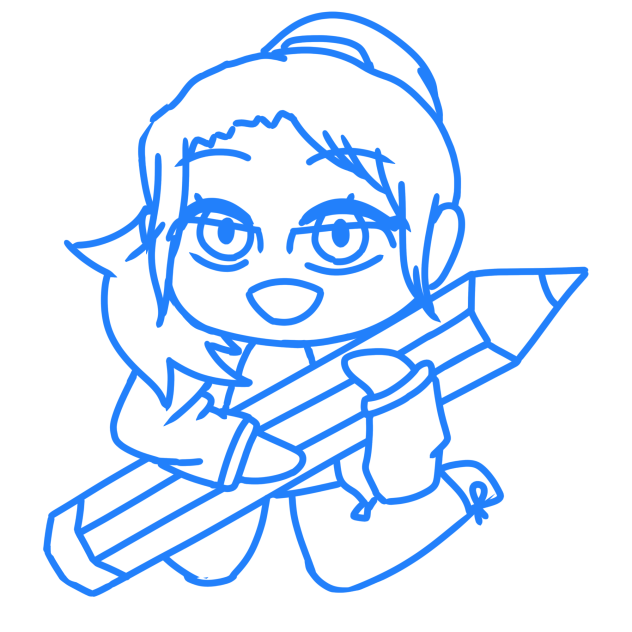 Chibi me (lineart) - ibisPaint