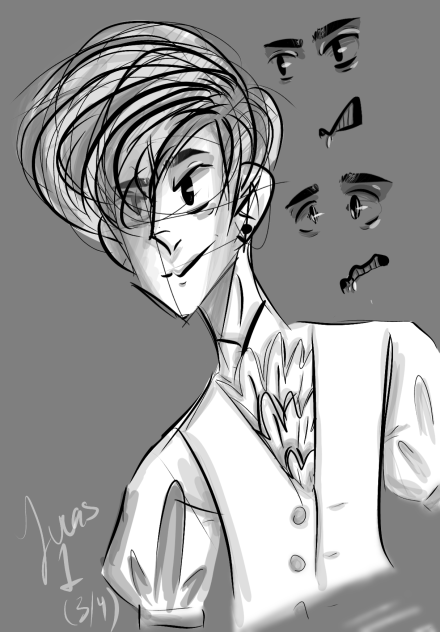 lucas 1 (tell-tale heart mc oc) - ibisPaint