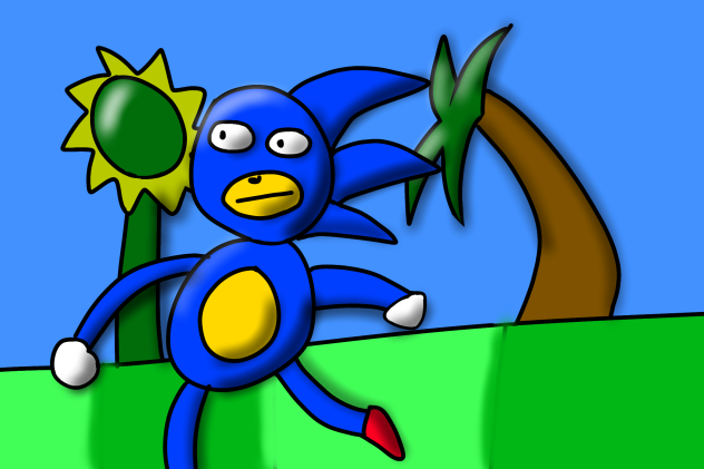 El buen sanic - ibisPaint
