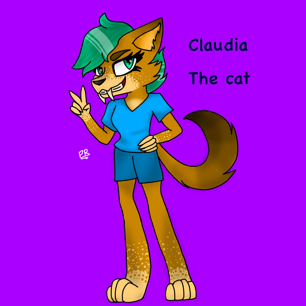 Claudia the cat - ibisPaint