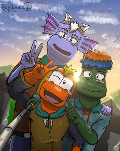 Lizard brothers - ibisPaint