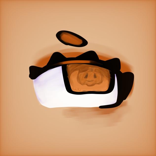 Pumpkin eye for Halloween muheheh 🎃.. - ibisPaint