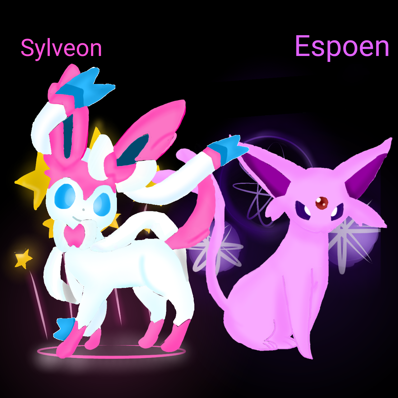 Syleveon X Espeon - ibisPaint