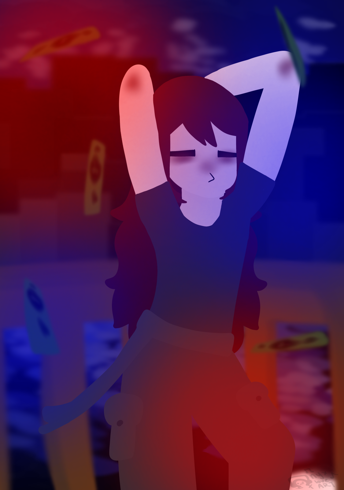 Late night robbery gone wrong - ibisPaint