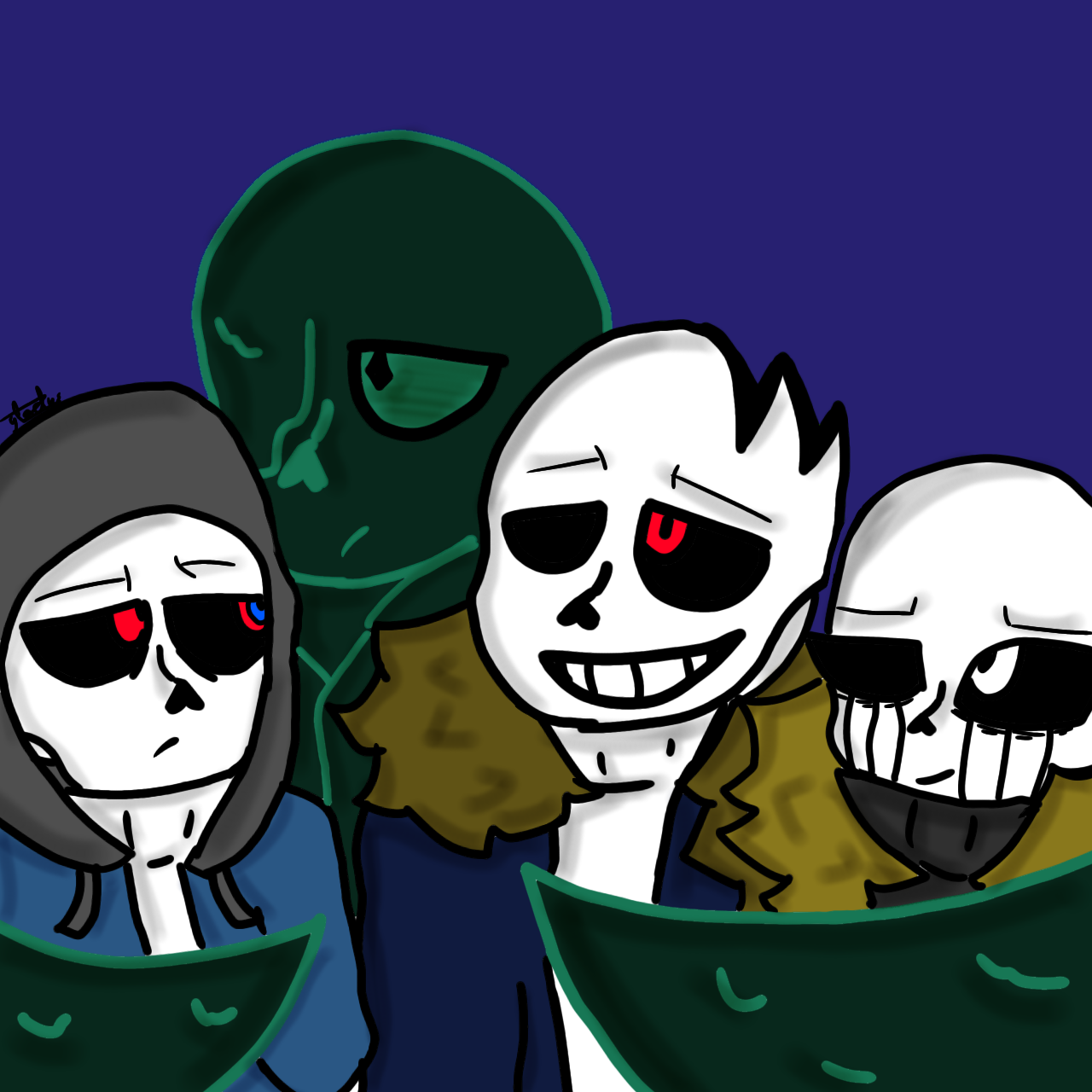Nightmare,Dust,Horror and Killer - ibisPaint