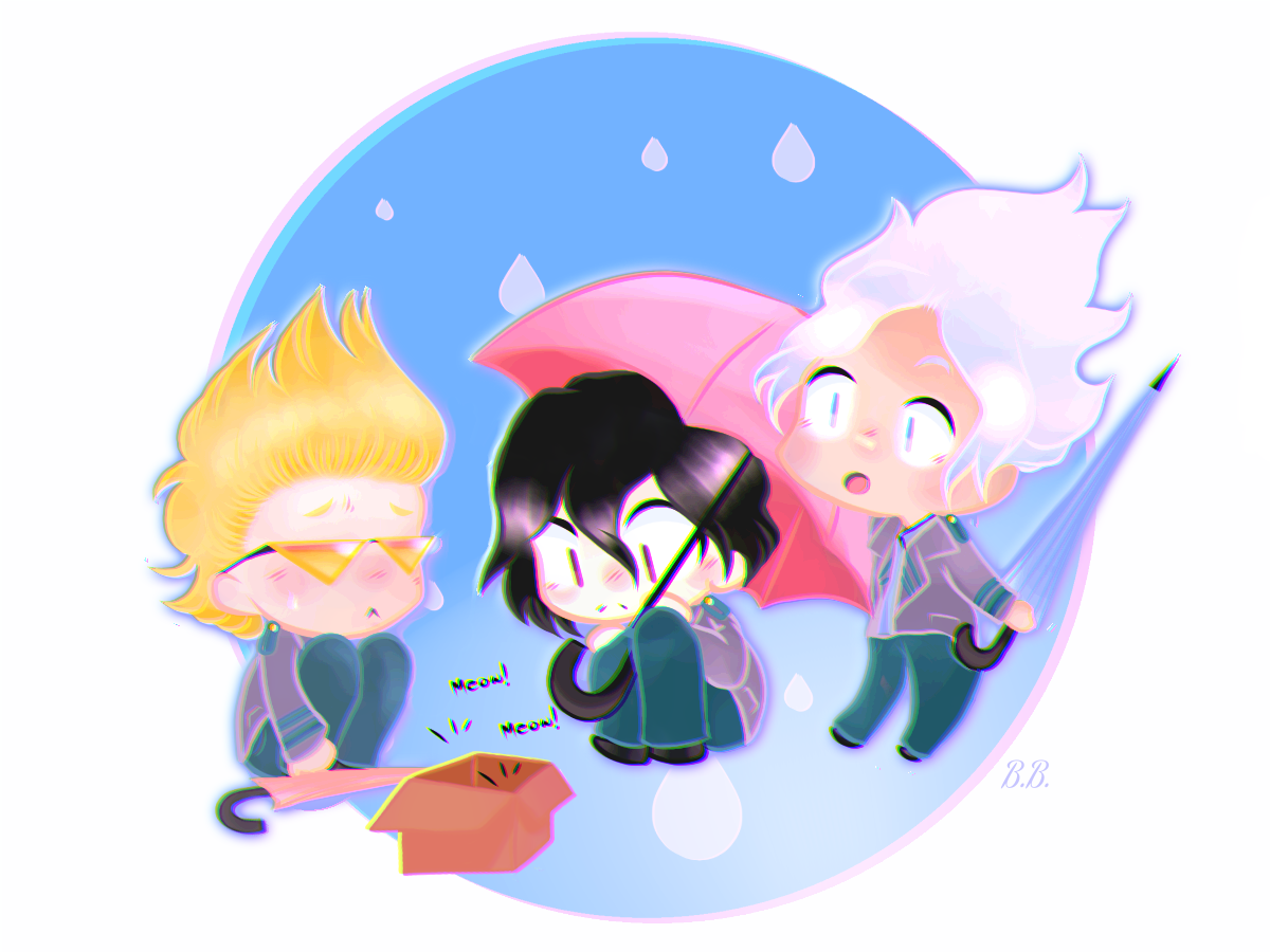 “Rain”; Hizashi, Shōta & Oboro - BNHA. - ibisPaint