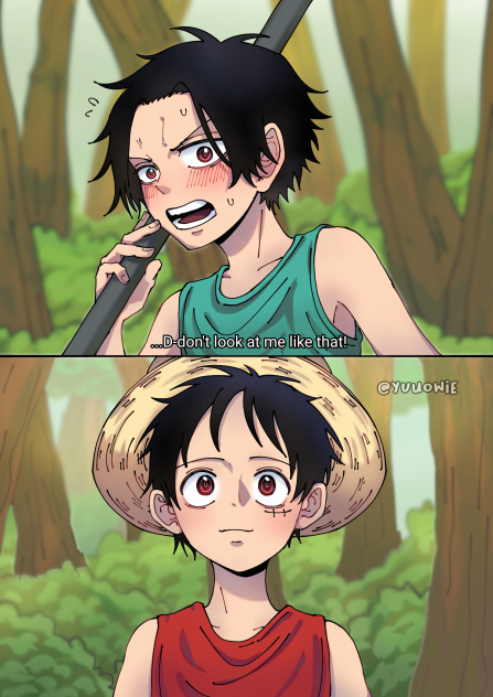 Ace & Luffy - ibisPaint