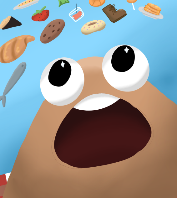 Pou eaten - ibisPaint
