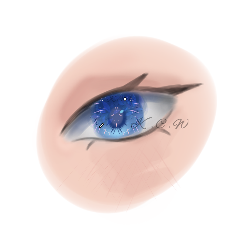 Another quick drawing (Alora's eyes) - ibisPaint