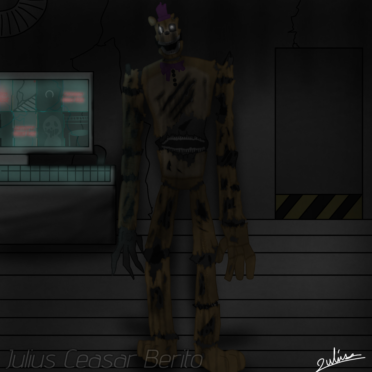 Golden Freddy - ibisPaint