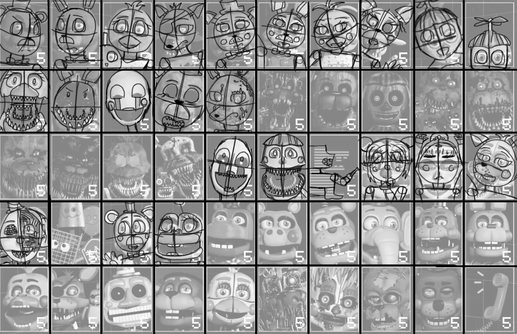 FNAF Ultimate Custom Night Speedpaint(2) - ibisPaint