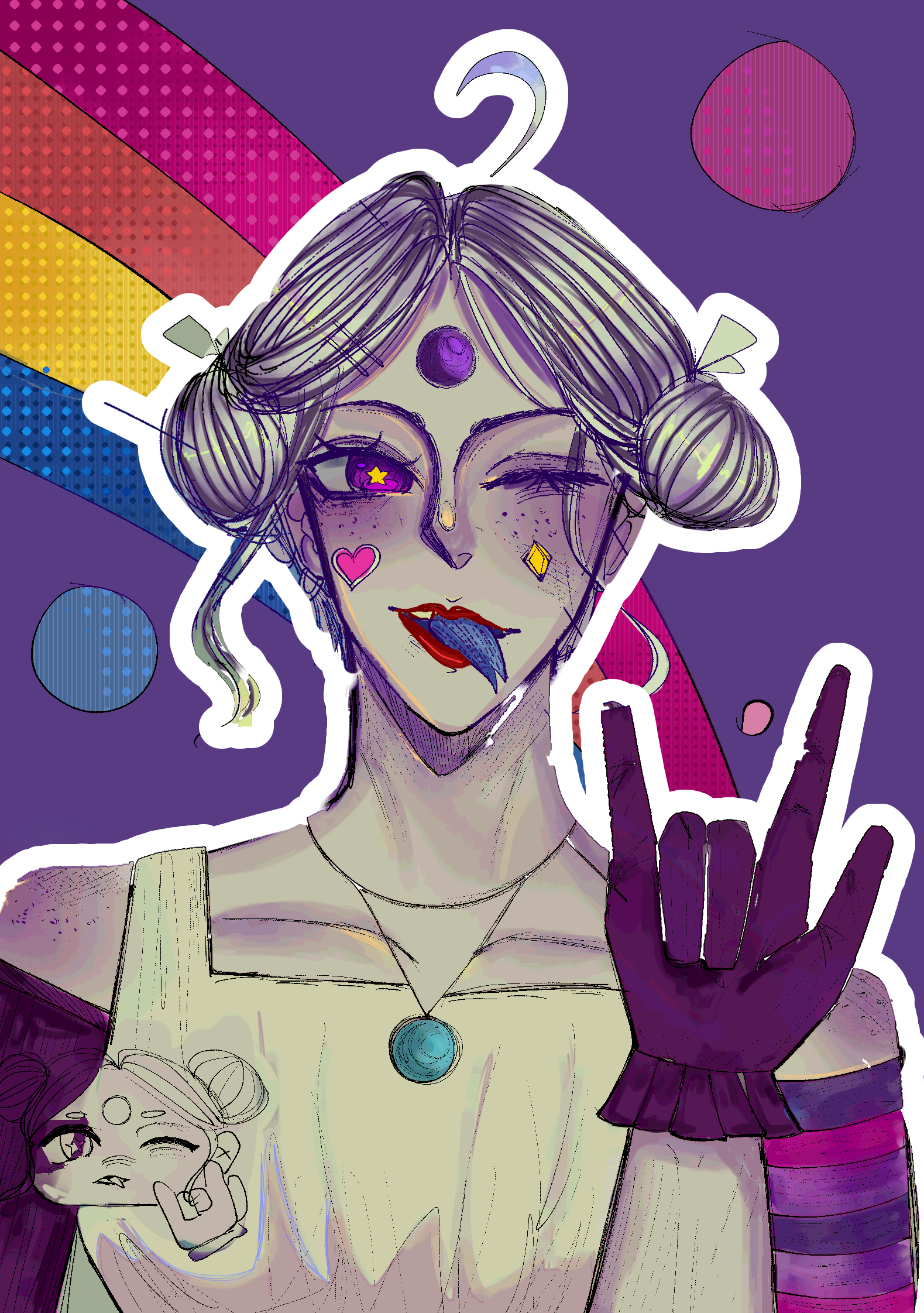 👽 ALIEN GIRL WIP - ibisPaint