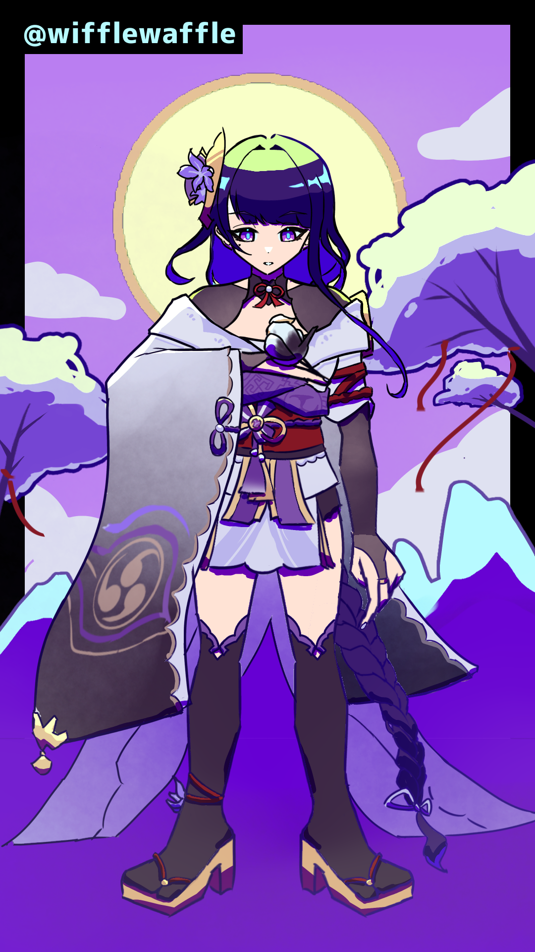 Raiden Shogun - ibisPaint