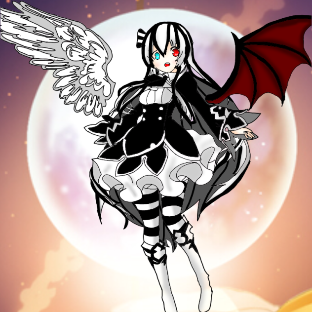 moon mascot - ibisPaint