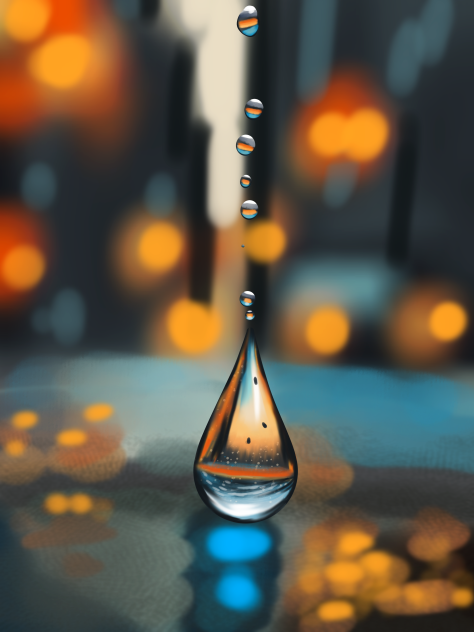 Rain drop - ibisPaint