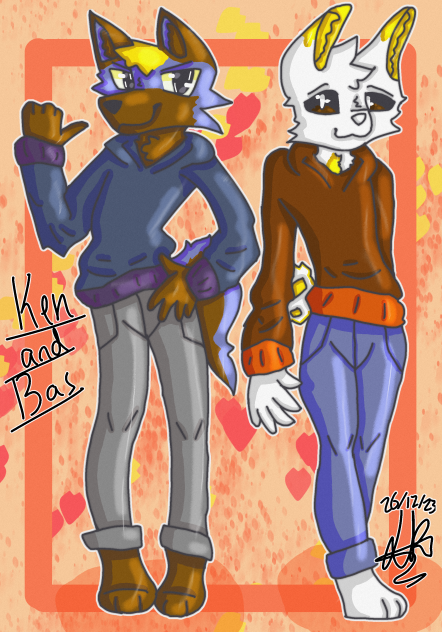 Ken and Bas (gift) - ibisPaint