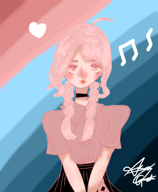 My first drawing me - ibisPaint